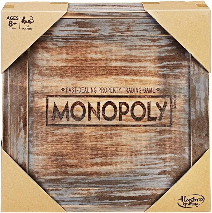 Jual Hasbro Gaming Monopoly Rustic Wood Series Wooden Board Game Di ...