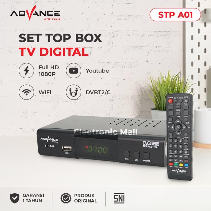 Jual Set top Box Advance STPA01/ STP-A01 STB Full HD Garansi Resmi - Jakarta Utara - Electronic ...
