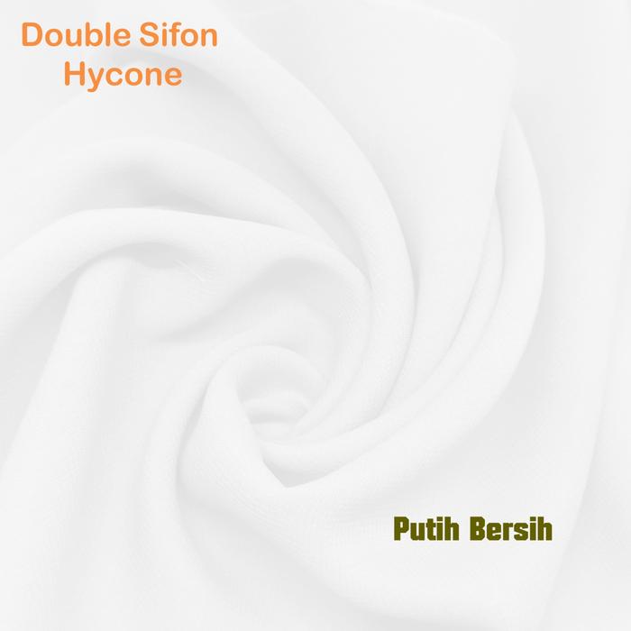 Jual bahan multi kain double sifon hycon hicon bahan kerudung lebar ...