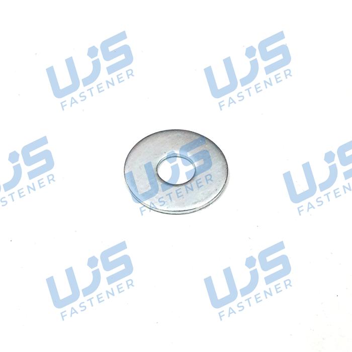 Jual Washer Plate M6 M6x18 6mm Baut Kunci 10 Putih WP Ring Plat ...