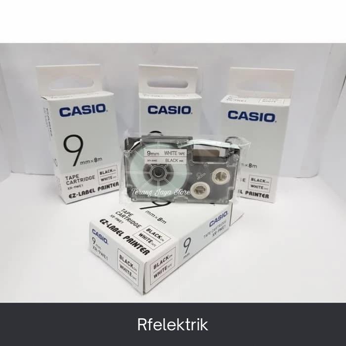 Jual ez label casio 9mm black white tape - Jakarta Pusat - RFelektrik ...