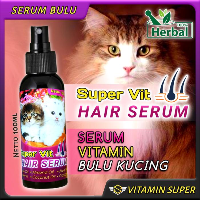 Jual Super Vit Hair Serum Vitamin Bulu Kucing, Kelinci dan Anjing Spray - Kota Tangerang Selatan ...