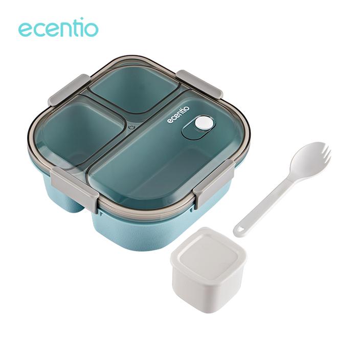 Promo ecentio kotak makan 3 Grid lunch box BPA Free Kotak Sup tempat ...