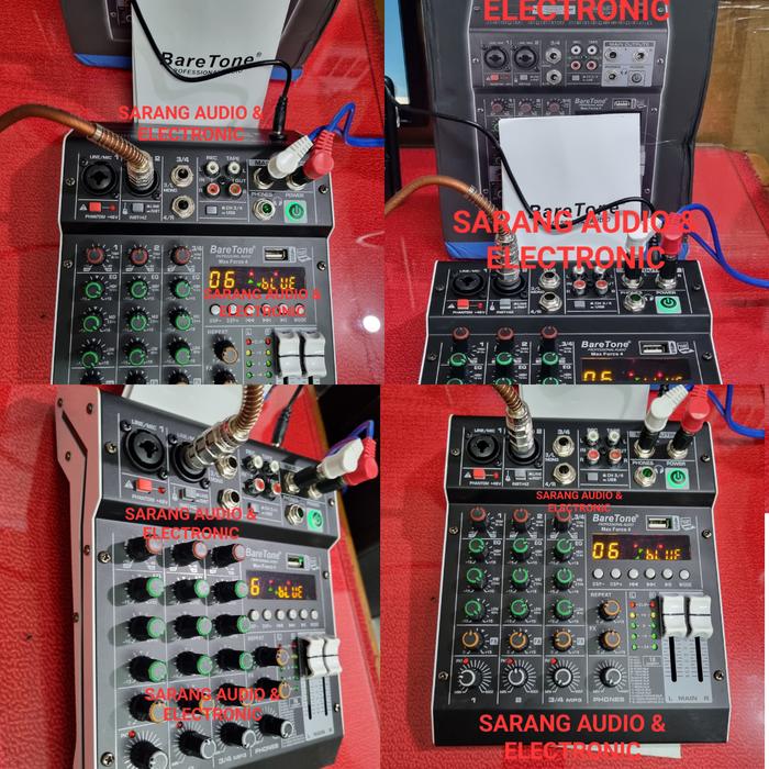 Jual Mixer Audio Baretone Maxforce4 Max Force 4 Original 4 Channel Di ...