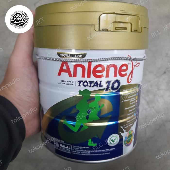 Jual ANLENE TOTAL 10 VANILLA 400gr - susu lansia - susu bubuk - minuman ...