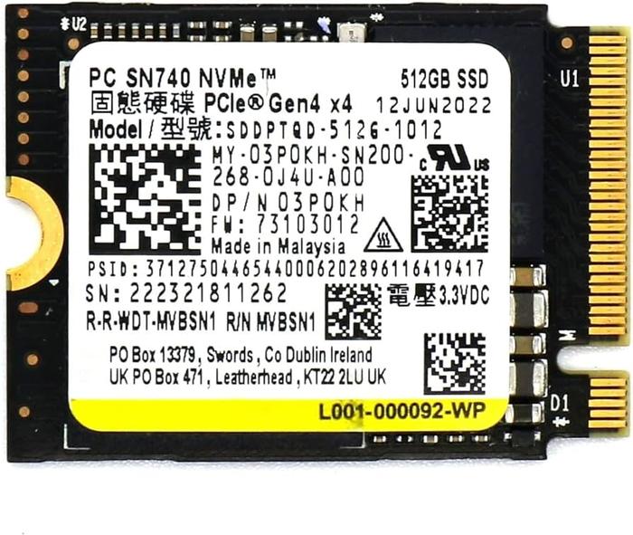 Jual WDC Black SN740 /SN735 SSD M.2 2230 NVME 512GB - Hi Speed ...