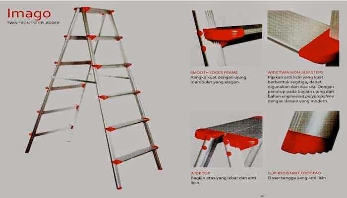 Jual TANGGA ALUMINIUM INNOTECH IMAGO 110 TINGGI 1,1 METER / 110 CM ...