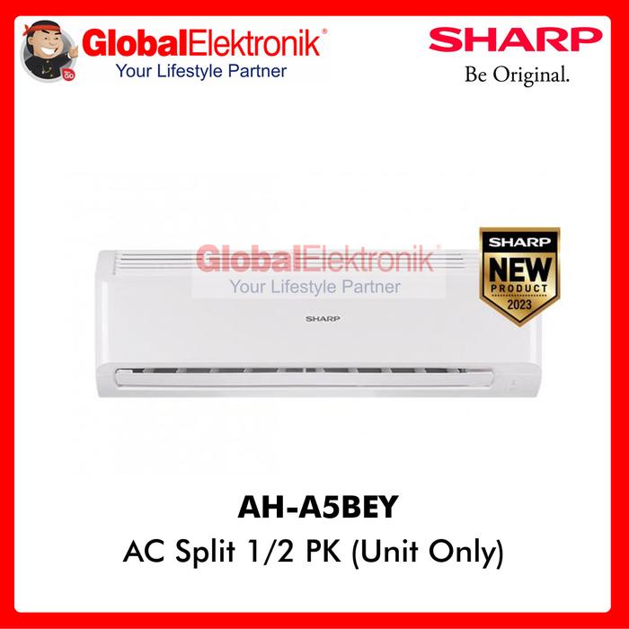 Jual AC SHARP 1/2 PK AH-A5BEY Split 0,5PK 1/2PK Standard - Kota Semarang - Global Elektronik Smg ...
