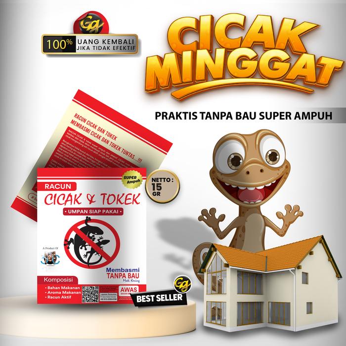 Jual RACUN CICAK DAN TOKEK PEMBASMI CICAK DAN TOKEK DI DINDING 100% ...