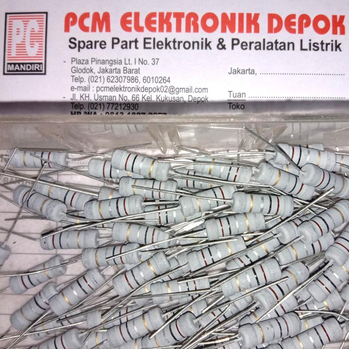 Jual Resistor 0.1 OHM 0.1ohm 2watt 2 watt toleransi 5% - Kota Depok ...