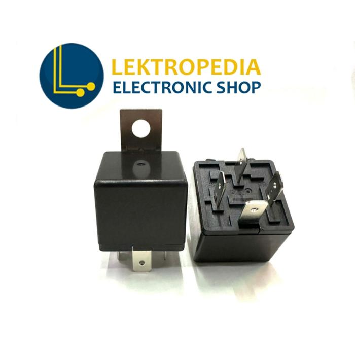 Jual Relay Mobil 4p 40A HKE 12V DC 4 pin kaki 4pin Tumpul Klakson Motor ...