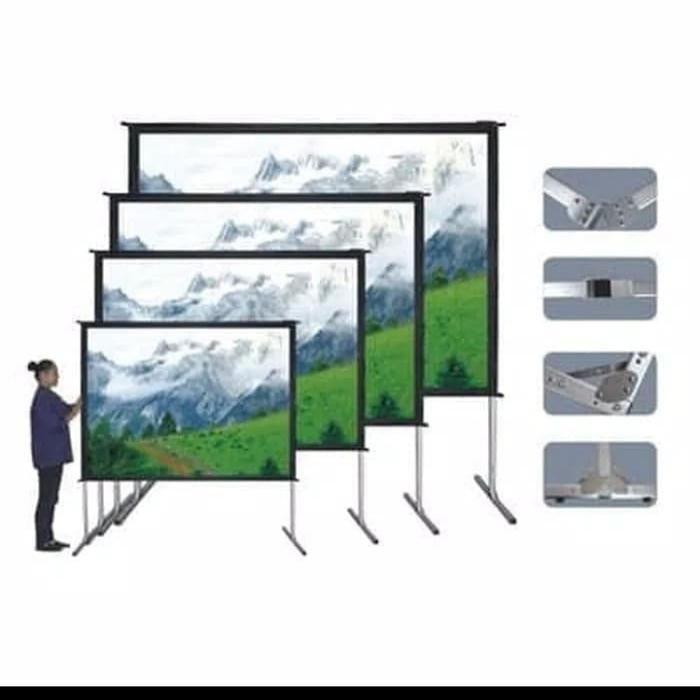 Jual layar screen brite fastfold 150" FAS -3020FR - Jakarta Utara - W&D ...