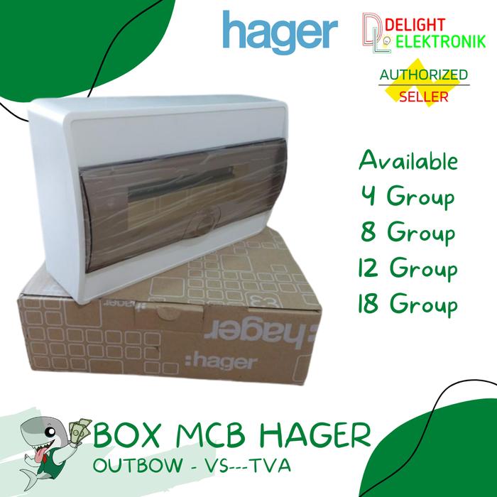 Jual BOX MCB OUTBOW HAGER 4,8,12,18 GROUP - 4 GROUP - Jakarta Pusat ...