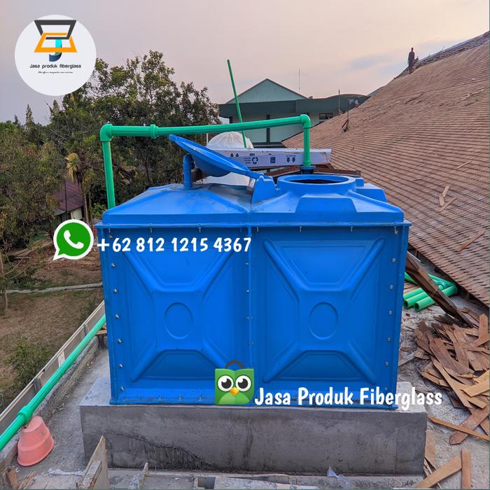 Jual Roof tank Panel/Water Tank FRP/Tangki Air kotak/Tandon Air 2000lt ...