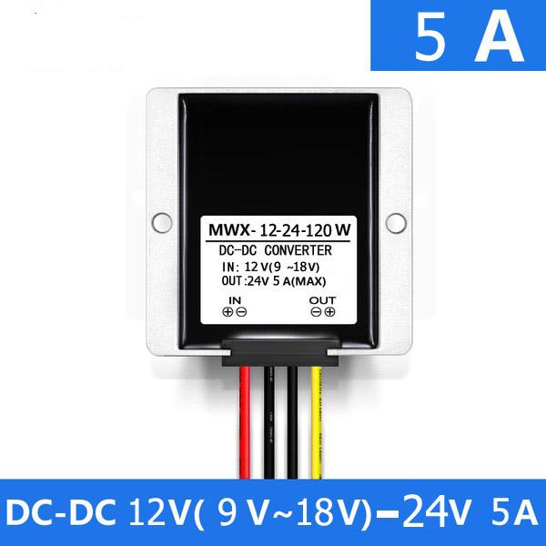 Jual 120W (5A) DC-DC step-up module 12V to 24V converter - Jakarta ...