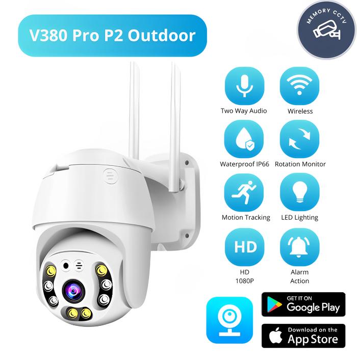 Jual Ip Cam Cctv Outdoor V380 Pro/ Cctv Wifi Smart Camera Full Hd - P2 ...