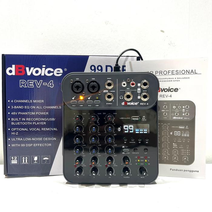 Jual Mixer dB Voice Rev 4 Original 4 Channel dBVoice REV4 - Jakarta ...