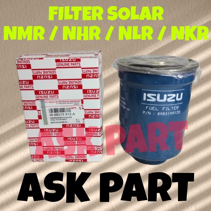 Jual FUEL FILTER SARINGAN SOLAR ISUZU NMR 71 NLR NHR 55 NKR 66 8-98319 ...