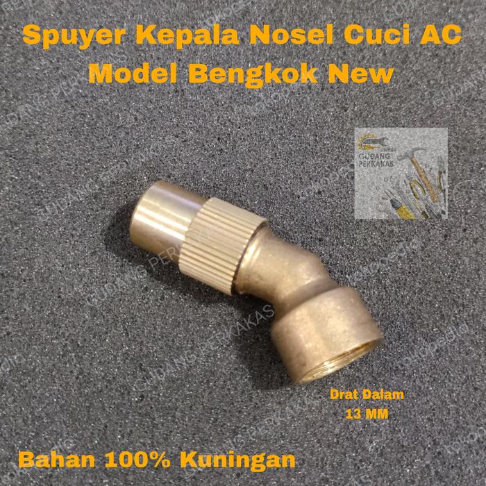 Jual Spuyer Bengkok Standart NEW - Kepala Nosel Cuci AC Jet Cleaner ...