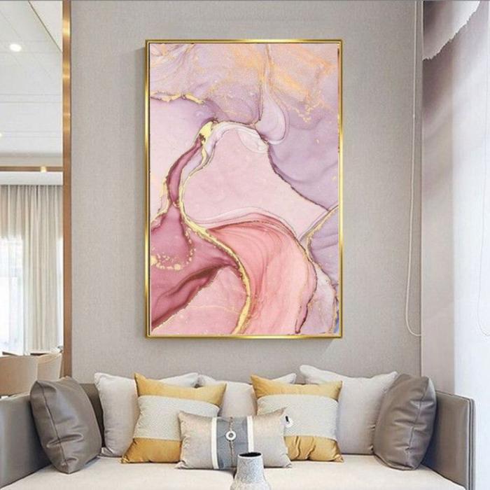 Jual lukisan tangan abstrak lukisan dinding lukisan d atas canvas besar ...