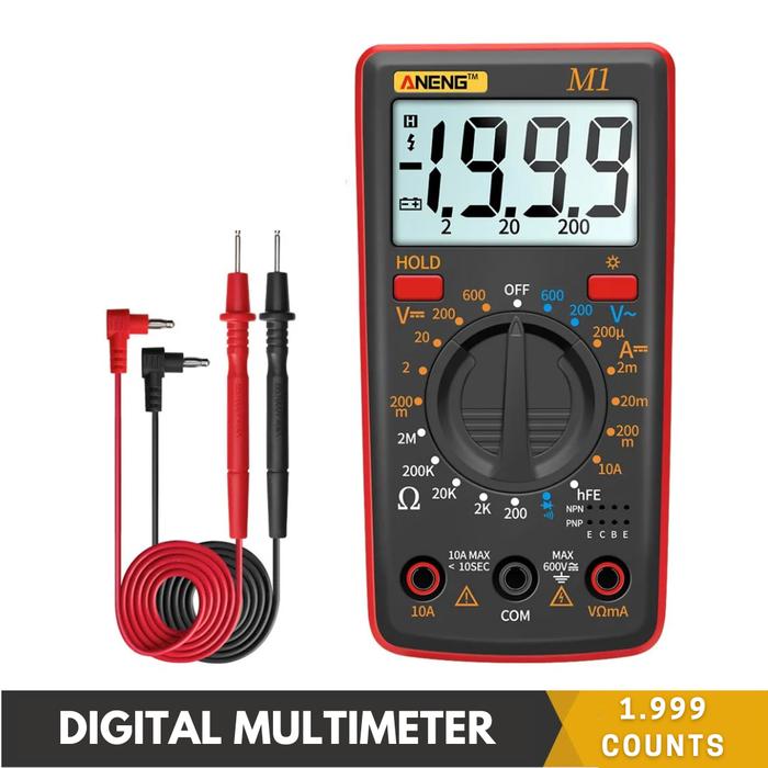 Promo Digital Multimeter Multitester Voltage Multi Meter Tester AC DC ...