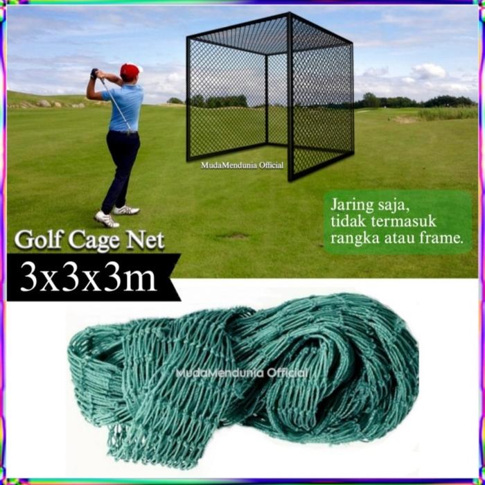 Jual Jaring Golf Net Driving 3mx3mx3m Jaring Latihan Golf UV Stabil ...