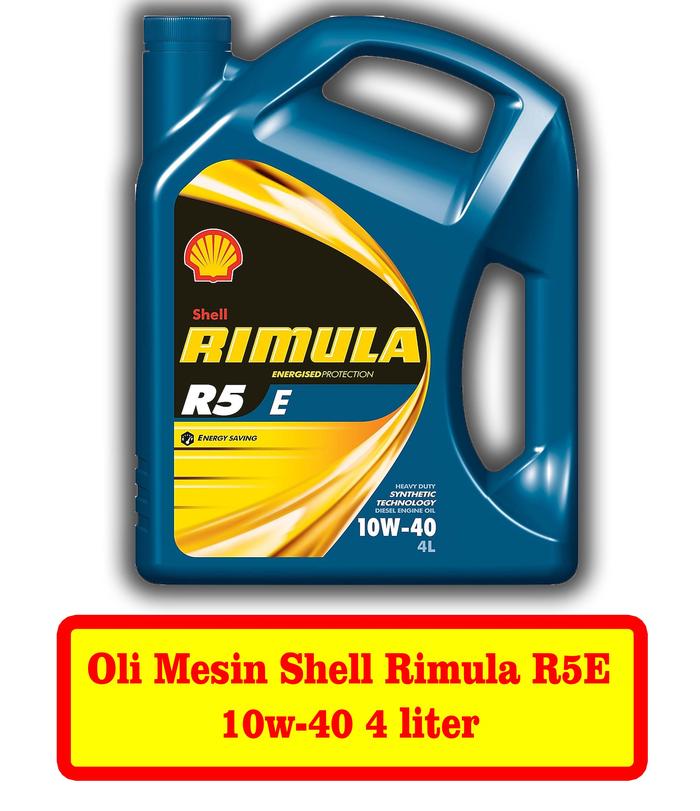 Jual oli mesin shell rimula r5e 10w-40 4 liter -65418 - Kab. Bekasi ...
