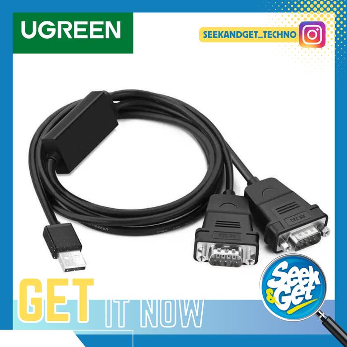 Jual Ugreen USB2.0 to Dual RS232 male Adapter cable 1,5m 30769 - Kota Surabaya - Seek And Get ...