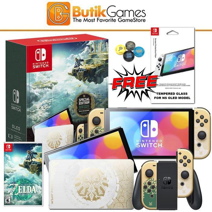 Promo Nintendo Switch OLED Zelda TOTK Tears Tear of the Kingdom Edition ...