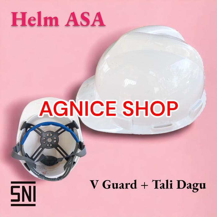 Jual Helm Safety Proyek ASA INNER BIASA V Guard lengkap Tali Dagu ...