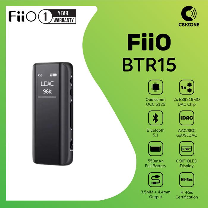 Jual Fiio Btr15 / Btr 15 Portable Bluetooth Dac And Headphone Amplifier ...