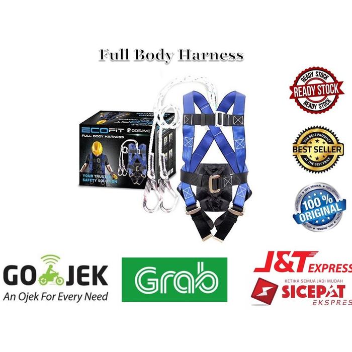 Jual Full Body Harness Double Big Hook Full Body Harness Single Big ...