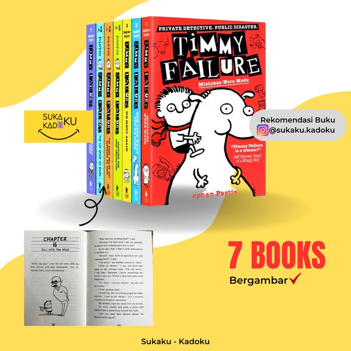 Promo Timmy Failure Books Set Buku Anak Bergambar English Import ...