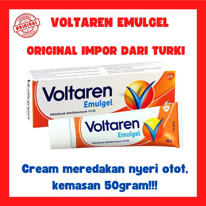 Jual Voltaren Emulgel 50 Gram, Gel, Salep Otot, Pereda Nyeri, Keseleo tube - Kab. Bogor ...