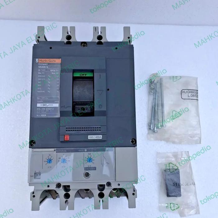 Jual MCCB MERLIN GERIN NS400N 400A 3P 50kA ORIGINAL MG NEW••• - Jakarta ...