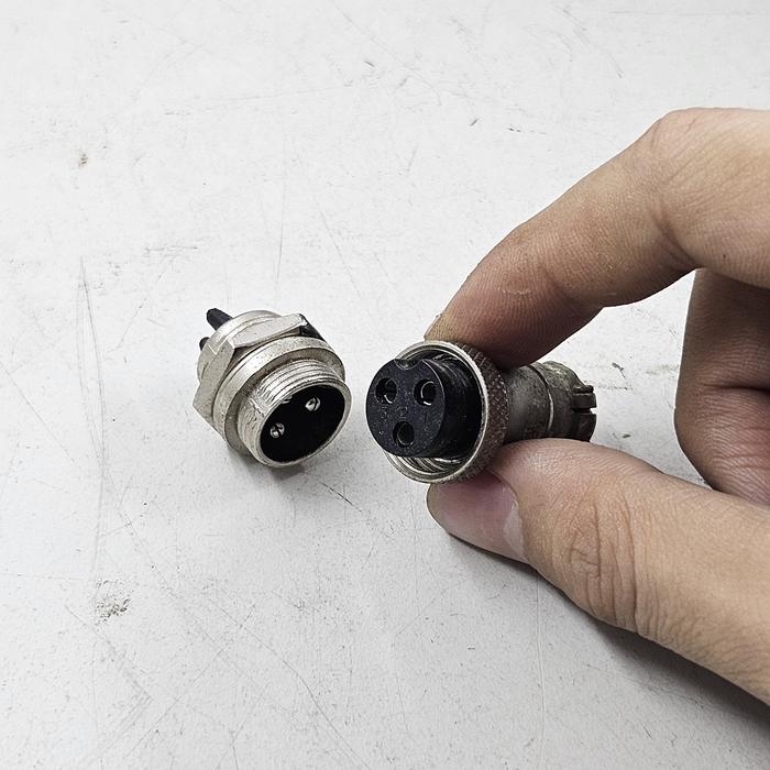 Jual Konektor 3 pin male + female Connector - Kota Batam - Toko Listrik ...