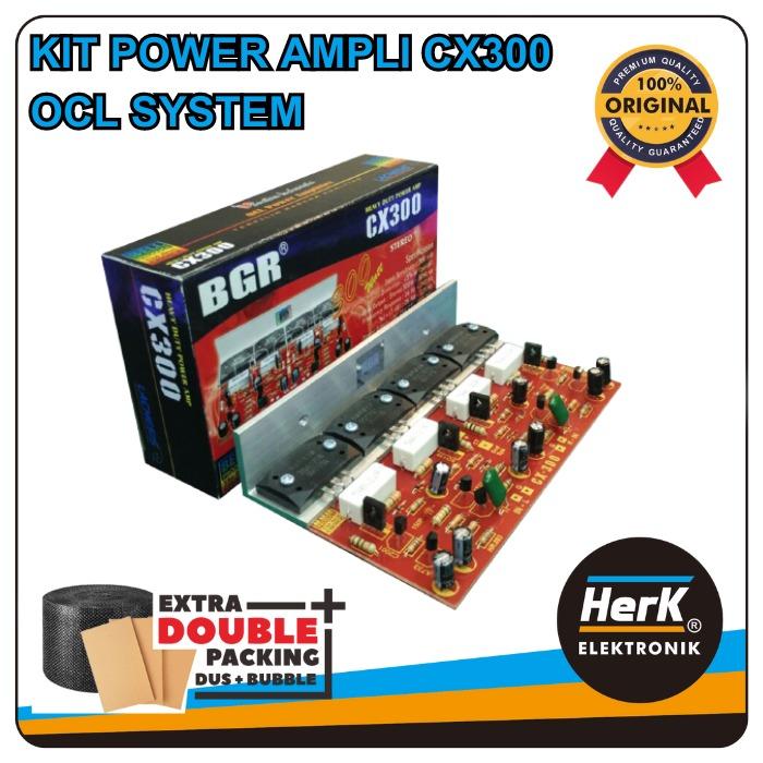 Jual KIT POWER AMPLIFIER AMPLI STEREO CX 300 OCL SYSTEM (2X1) BELL BGR ...