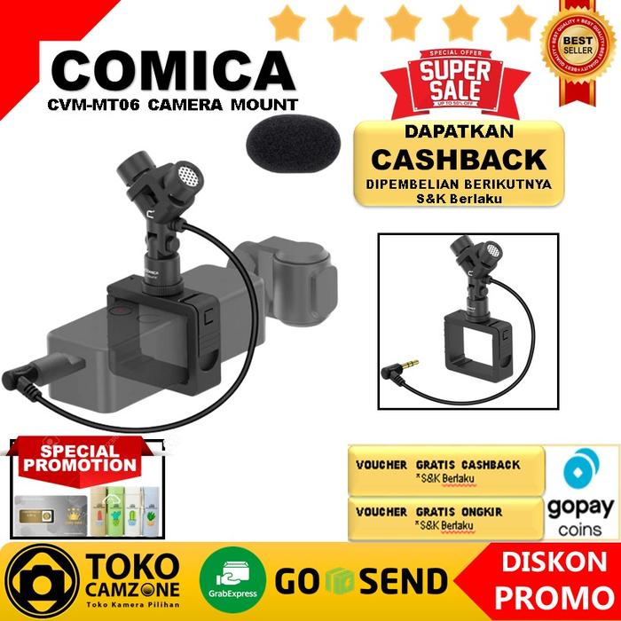 Promo comica cvm-mt06 Camera Mount Stereo Microphone For DJI Osmo ...