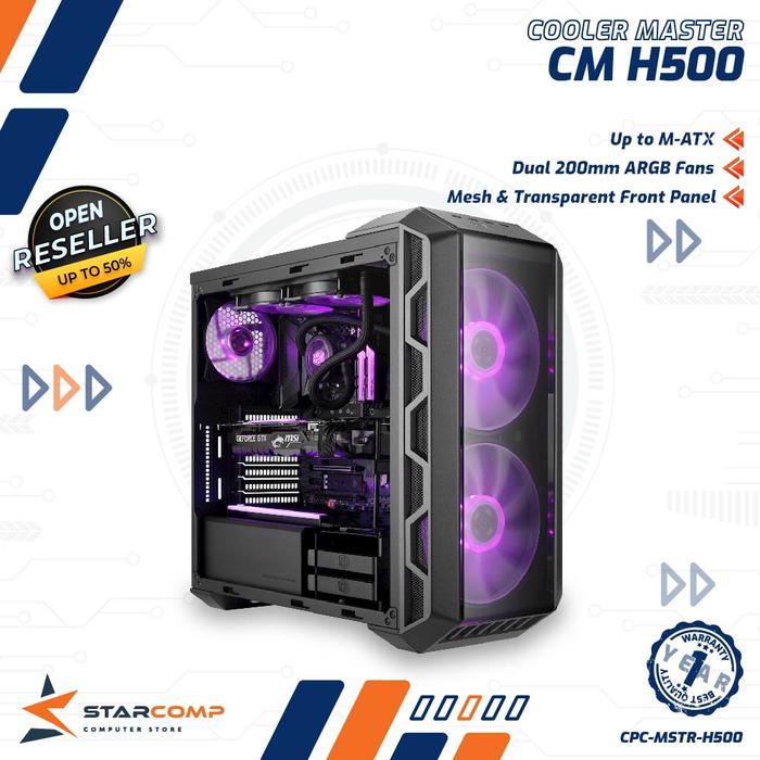 Promo Cooler Master MASTERCASE H500 ARGB Gaming Case Coolermaster ...