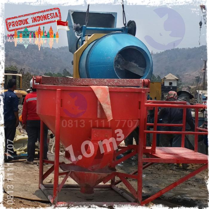Jual Bucket Cor 1 m³ Concrete Bucket Cor + Selang tremi cor 4 meter 8 ...