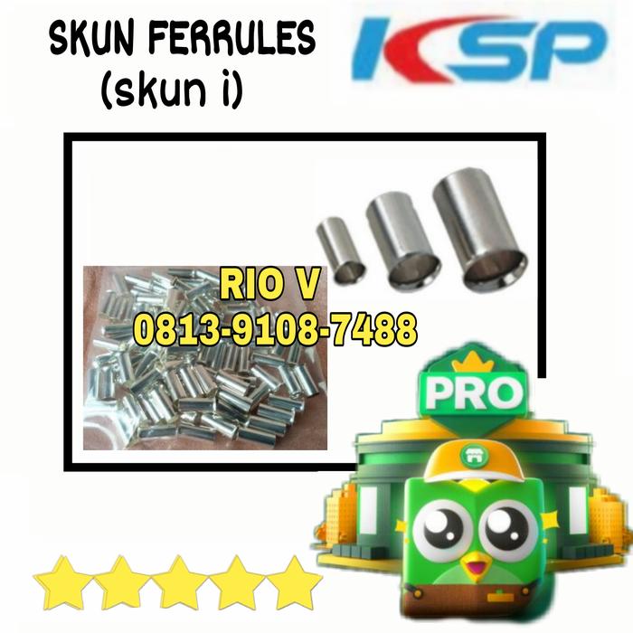 Jual Cable Scun i Ferrules Polos 25mm 35mm 50mm Kabel skun tusuk cable ...