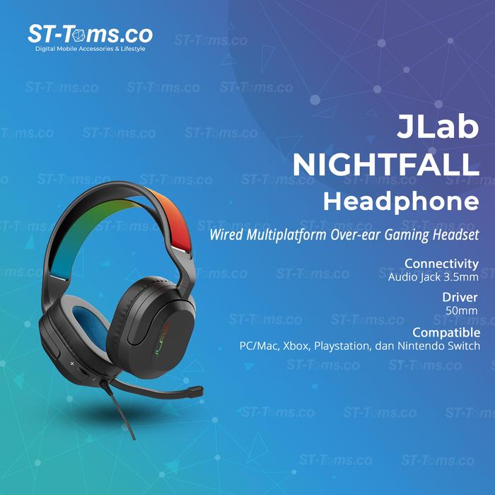 Promo JLab Nightfall Night Fall Over-ear Wired Gaming Headphone with 3.5mm Cicil 0% 3x - Jakarta ...