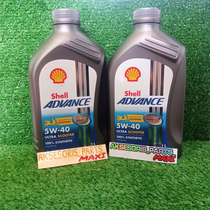 Jual shell advance ultra scooter 5w 40 1ltr oli motor matic - Jakarta ...