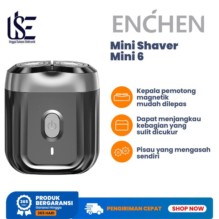 Jual ENCHEN Mini 6 Shaver Alat Cukur Jenggot Elektrik Waterproof ...