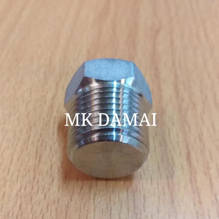 Jual Plug SS316 class 3000 NPT 1/2"inch / Hex plug #3000 Stainless steel - Jakarta Barat - MK ...