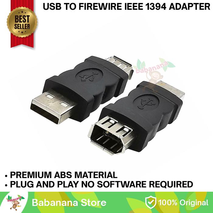 Jual Usb Male To Firewire 6 Pin Female Camera Pc Adapter Konektor ...