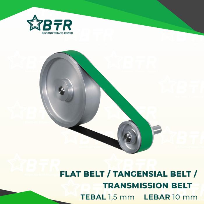 Jual FLAT BELT / TANGENTIAL BELT - tebal 2.5mm x 40mm x 1000 - Kota ...