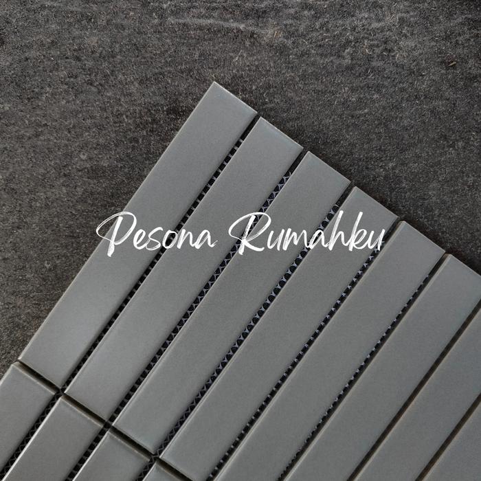 Jual SinGres Type Concrete Long Stripe - Backsplash Tile Sriped Grey ...