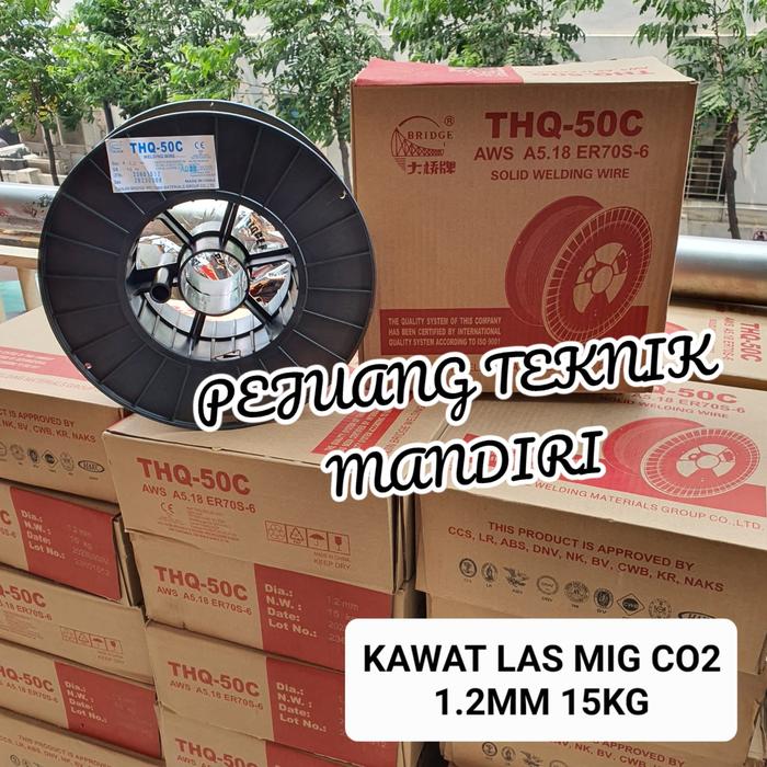 Jual KAWAT LAS MIG CO2 1.2MM BRIDGE ER 70S-6 15KG / KAWAT LAS CO2 1.2 MM - Jakarta Barat ...