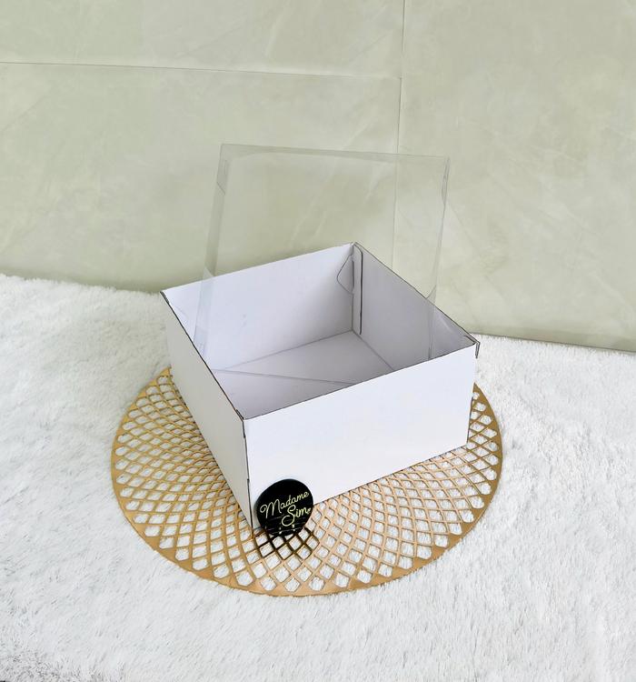 Promo BOX MIKA - DUS KUE TART - KOTAK CAKE - KARDUS 22x22x12 - WK ...